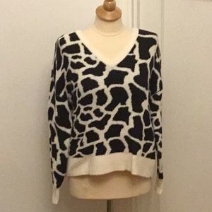 LOFT | Sweaters | New Loft Animal Spotted Vneck Sweater | Poshmark